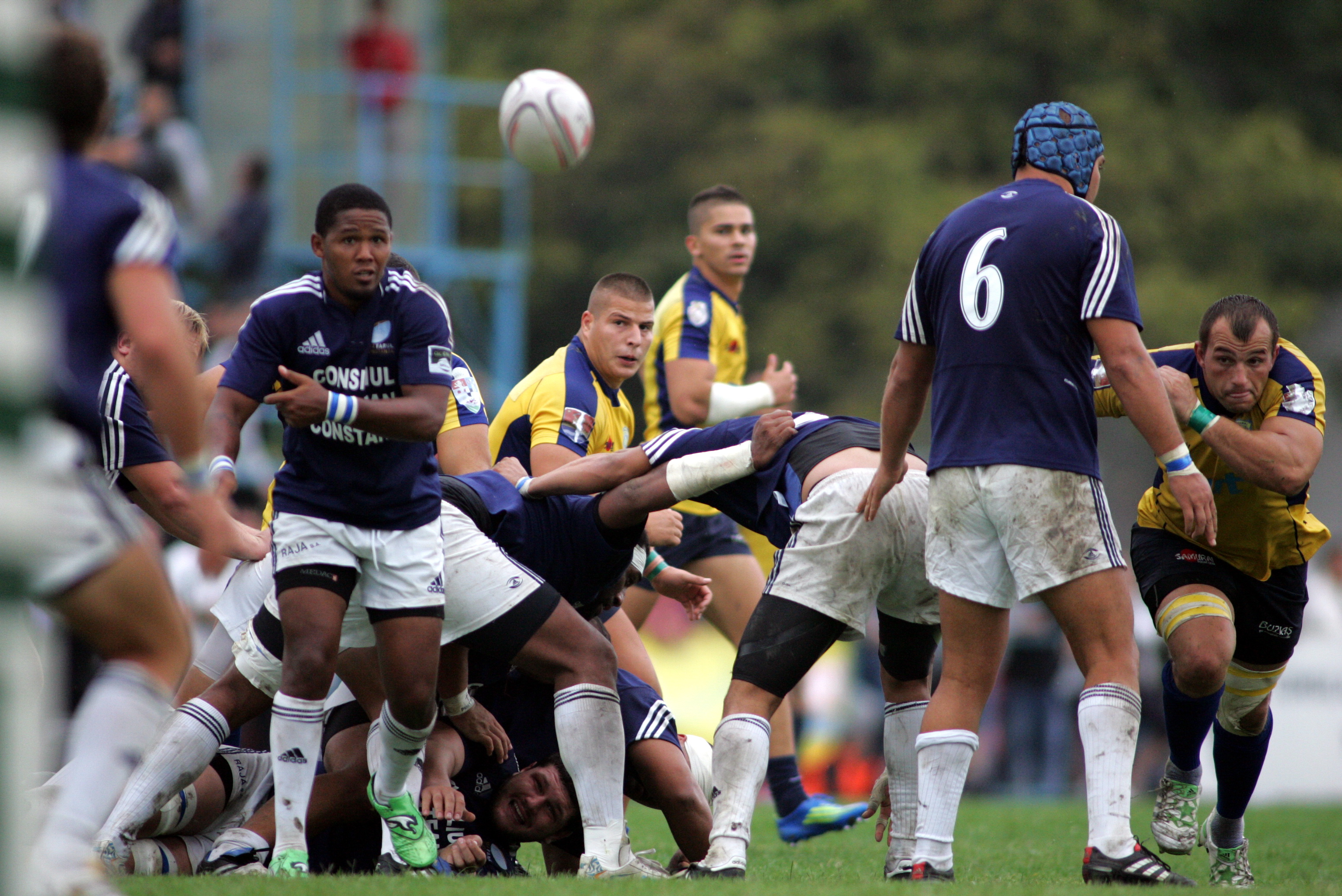 Cătălin Fercu marchează un eseu în victoria României contra Spaniei