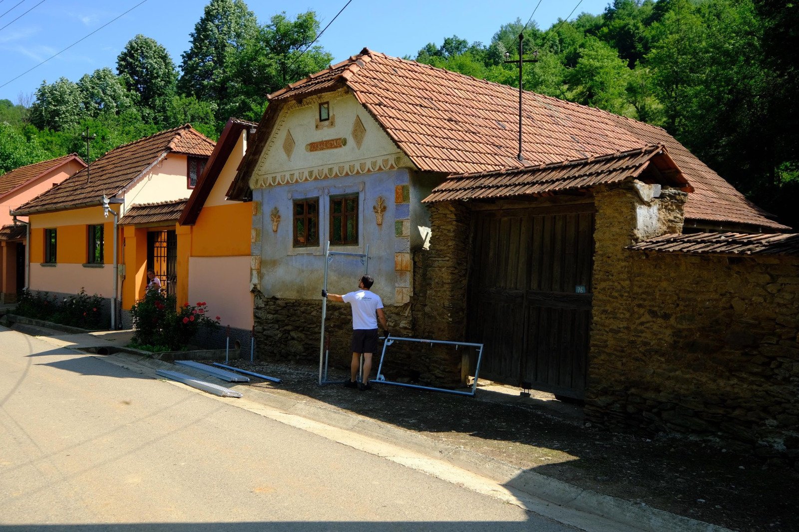 Faţadele a 30 de clădiri din satul Fărăşeşti, comuna Pietroasa ...