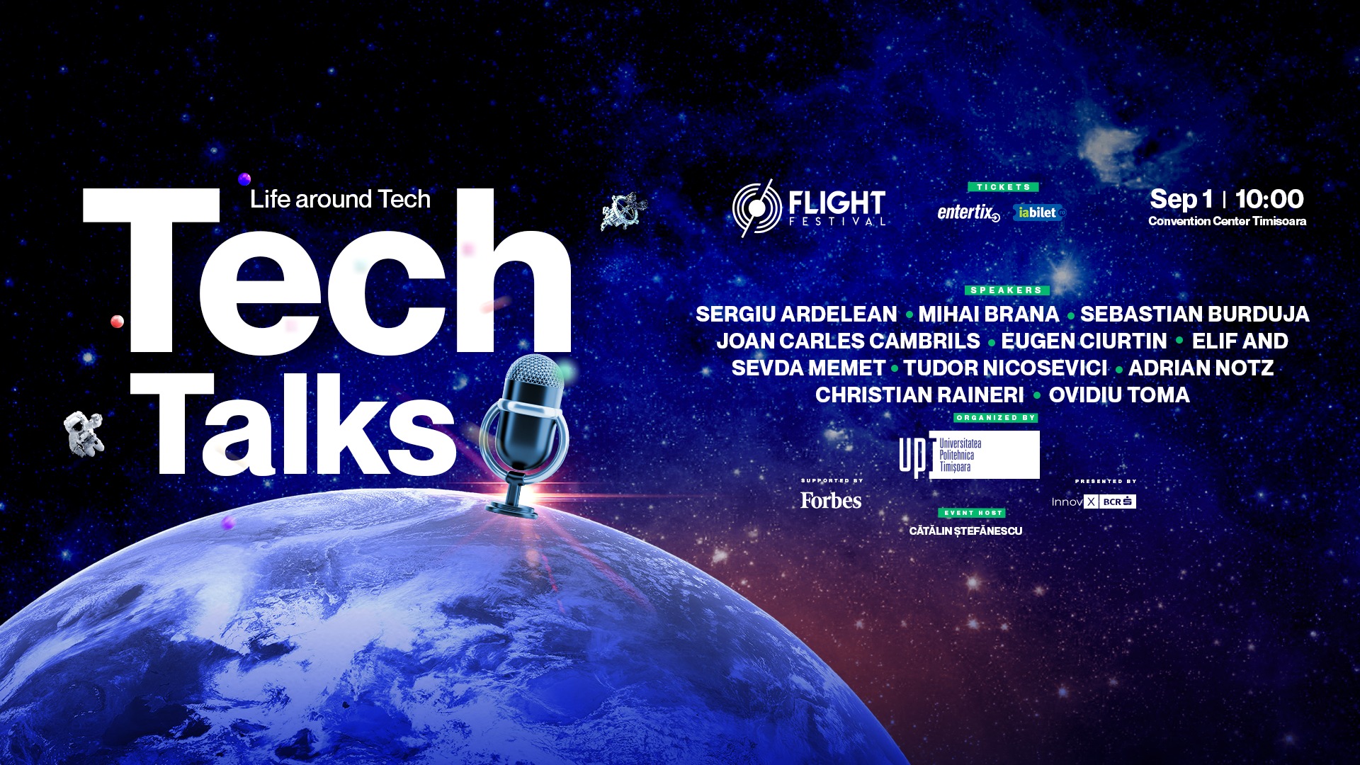 Universitatea Politehnica Timișoara organizează Tech Talks - Life around Tech 2022, în cadrul ...