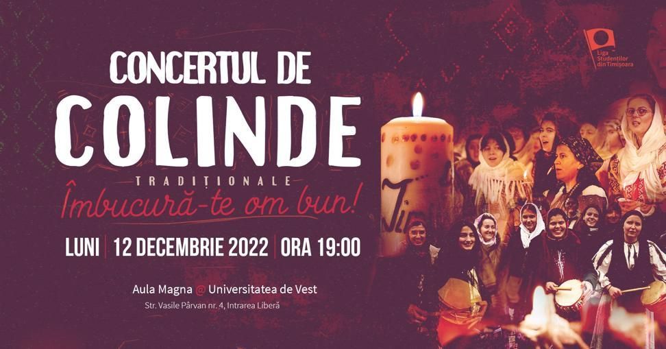 Concert de colinde tradiționale vechi, în Aula Magna a Universității de ...