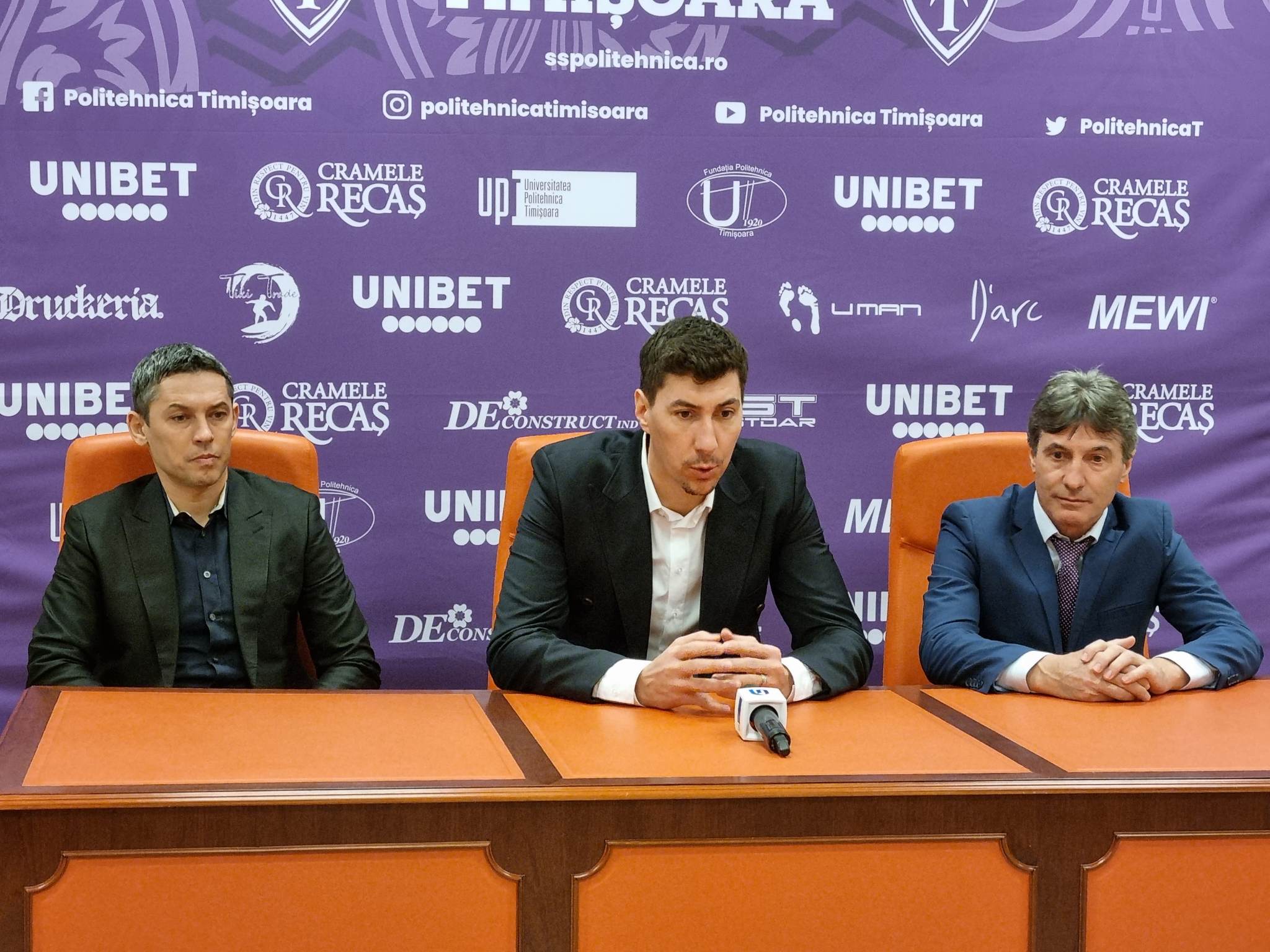 Paul Codrea şi Iosif Rotariu, prezentaţi oficial la Poli Timişoara. Ce misiune au cei doi foşti ...