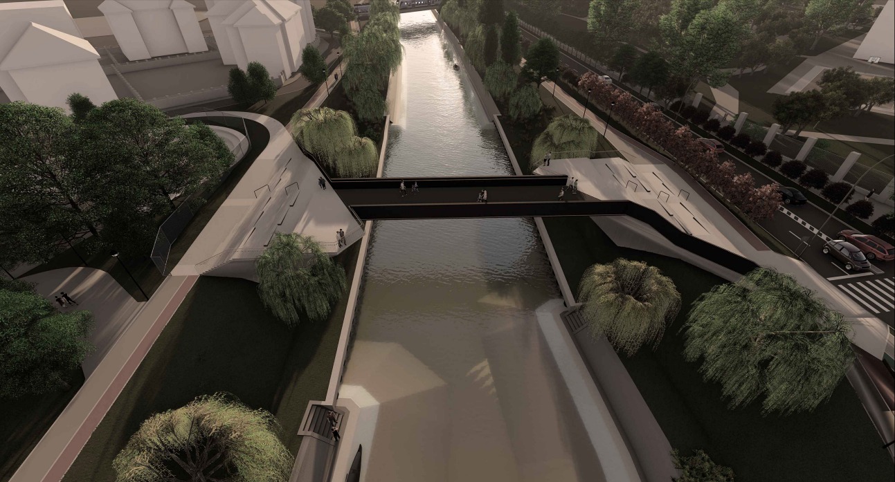 Podul pietonal de la Parcul Copiilor se închide, din motive de ...