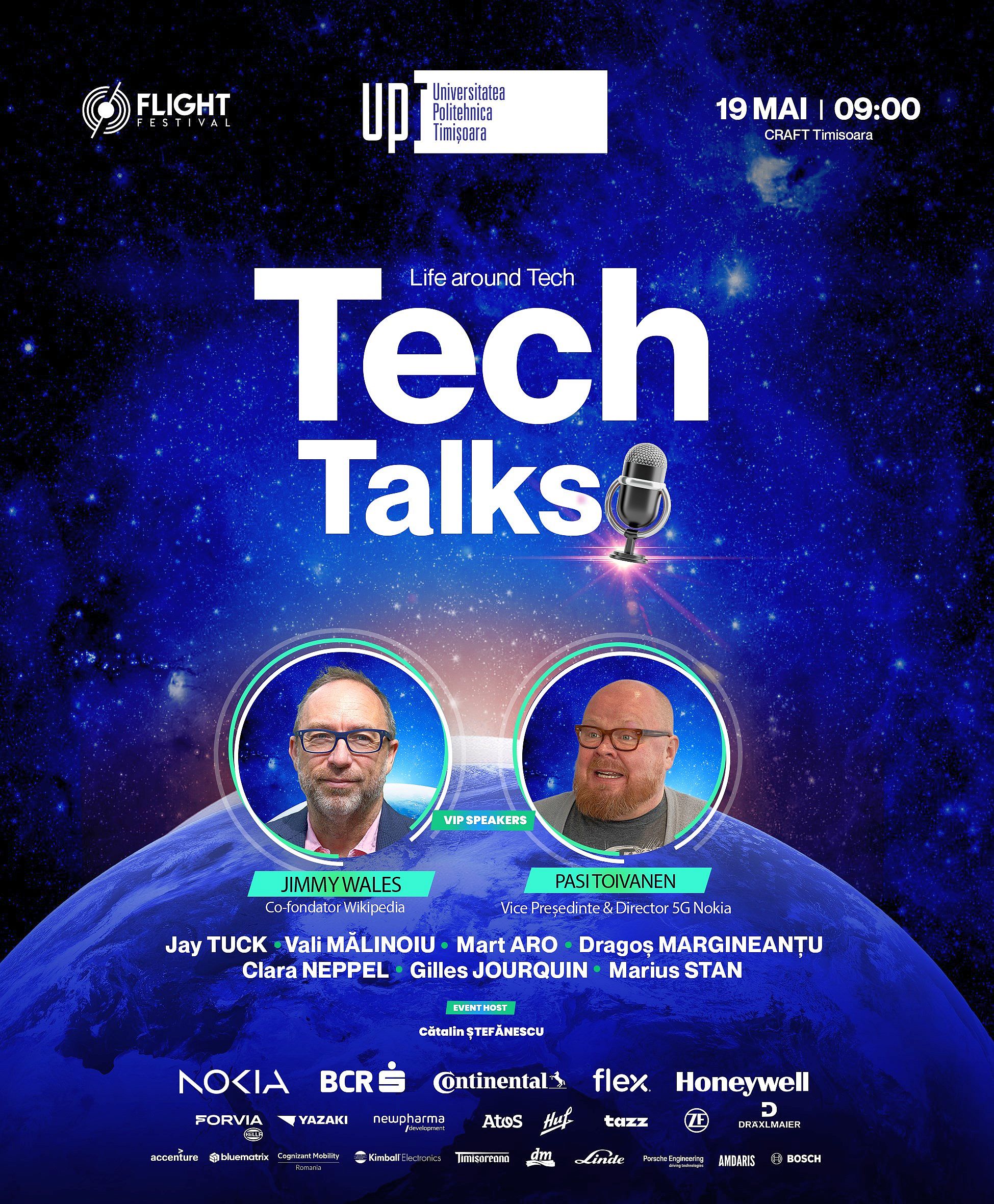 Unul dintre fondatorii Wikipedia, printre invitații de la „Tech Talks ...
