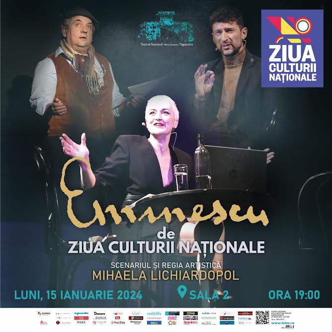 Eveniment special la Teatrul Național Timișoara, de Ziua Culturii Naționale