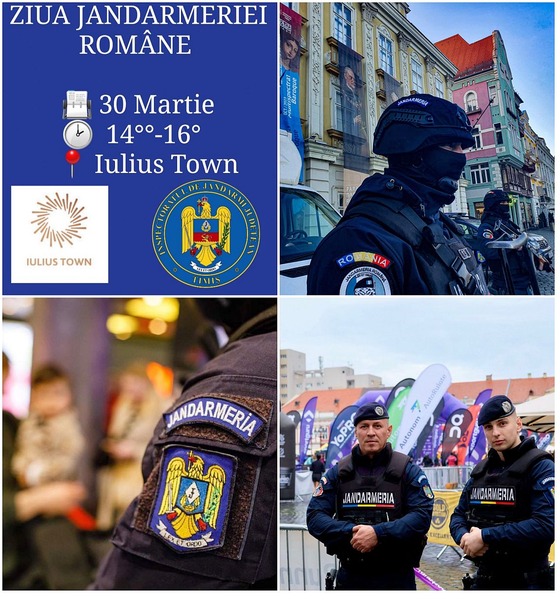 Traseu aplicativ pentru copii, dresaj canin de Ziua Jandarmeriei, dar și Ateliere de Creație ...