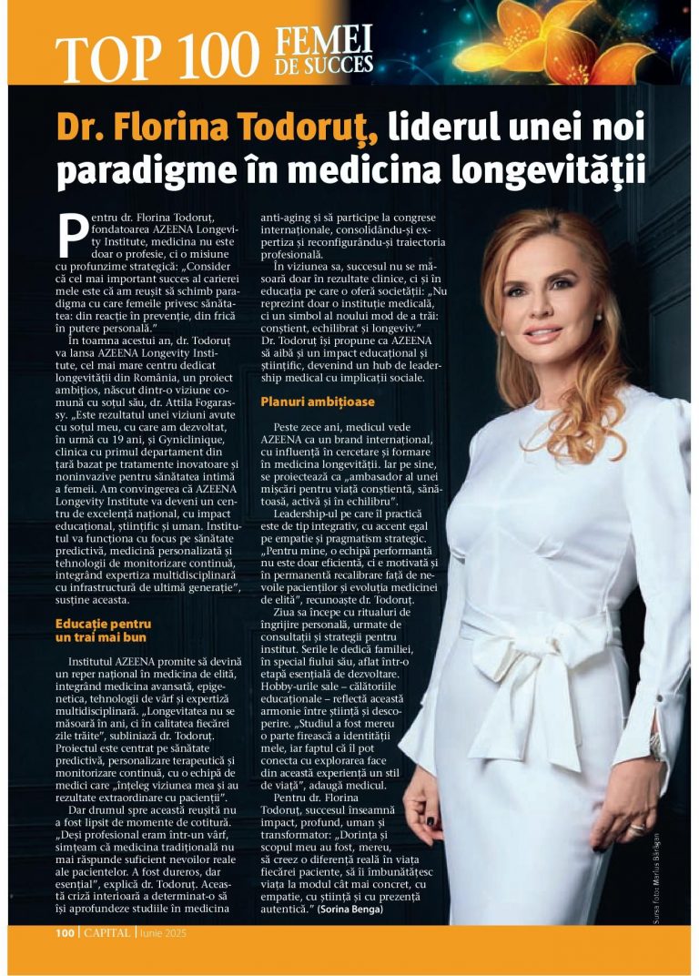 Dr. Florina Todoruț aduce Timișoara în prim-planul conversației naționale despre sănătate într ...